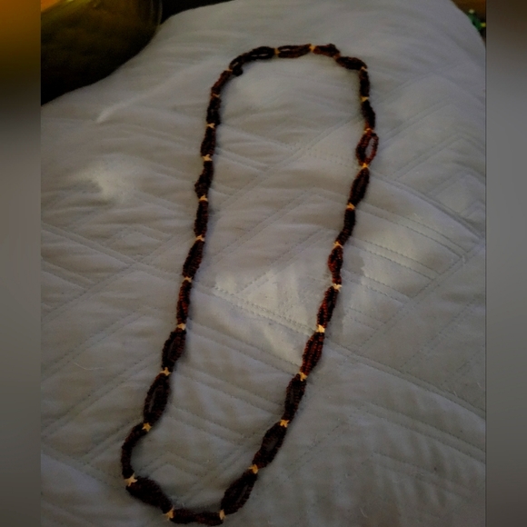 Handmade | Jewelry | Vintage Native American Bead And Bone Necklace ...